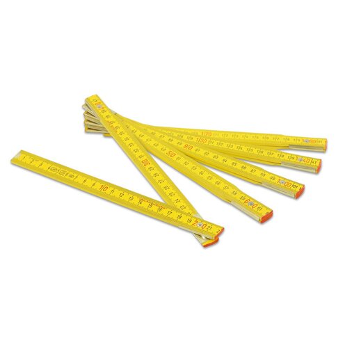 Meterstab Maßstab 200 cm mit 10 Gliedern, 2 Stück kaufen | Betzold ...