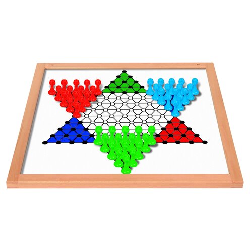 Halma - groß und magnetisch, 50x50 cm, Spielsteine 4 cm hoch kaufen ...