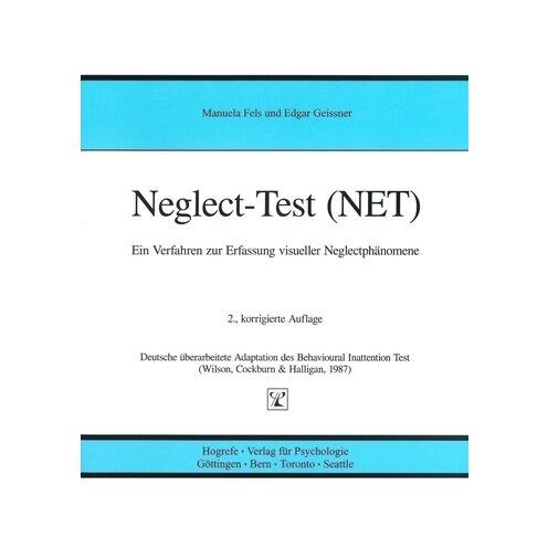Neglect-Test Handanweisung kaufen | Hogrefe-Verlag | SpielundLern